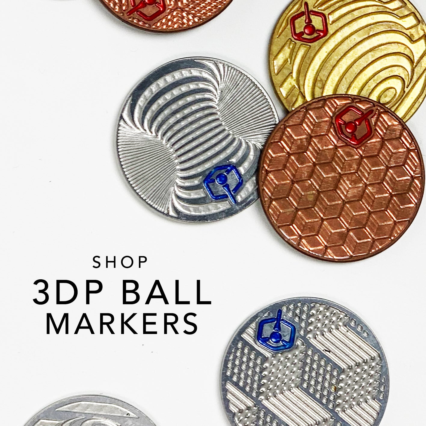 3DP Ball Markers – Level Pegs